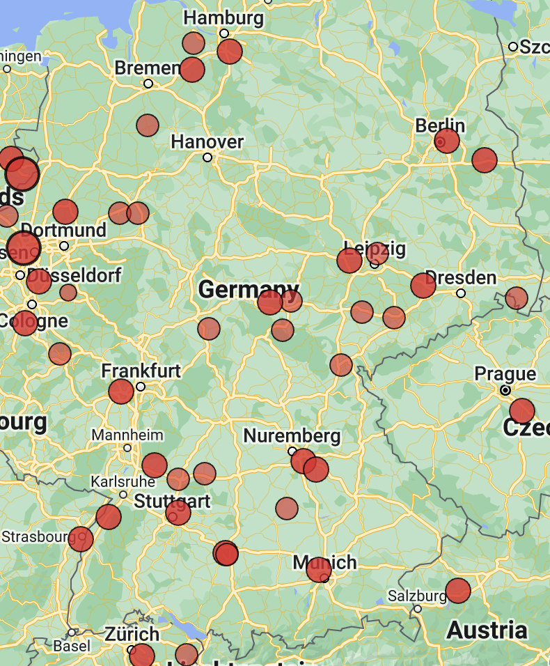 Wo finden Sie uns? - Mitsubishi Forklift Trucks